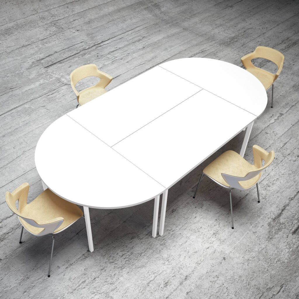 Recontre Half-Moon Fixed Leg Tables – Planscape